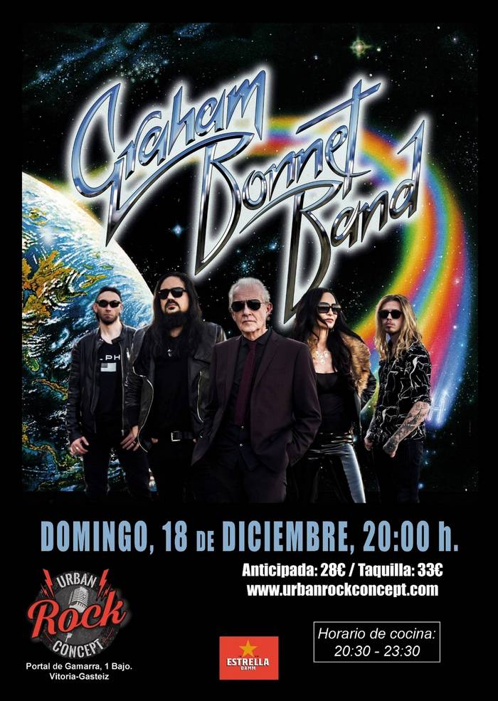 GRAHAM BONNET EN GASTEIZ ESTE MES