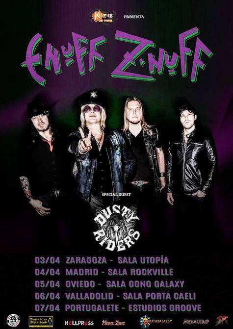 GIRA DE ENUFF Z´NUFF CON PARADA EN PORTUGALETE
