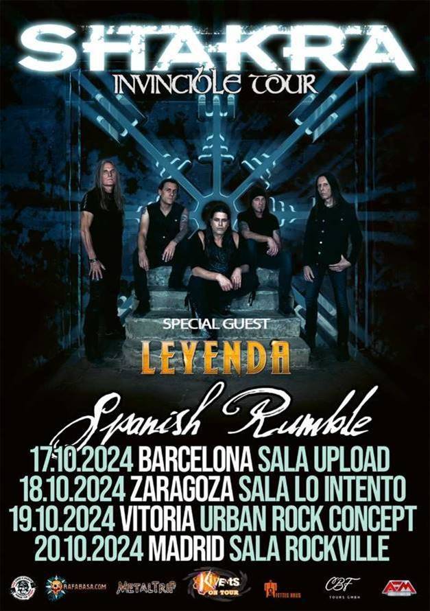 SKAKRA EN GIRA EN OCTUBRE CON LEYENDA